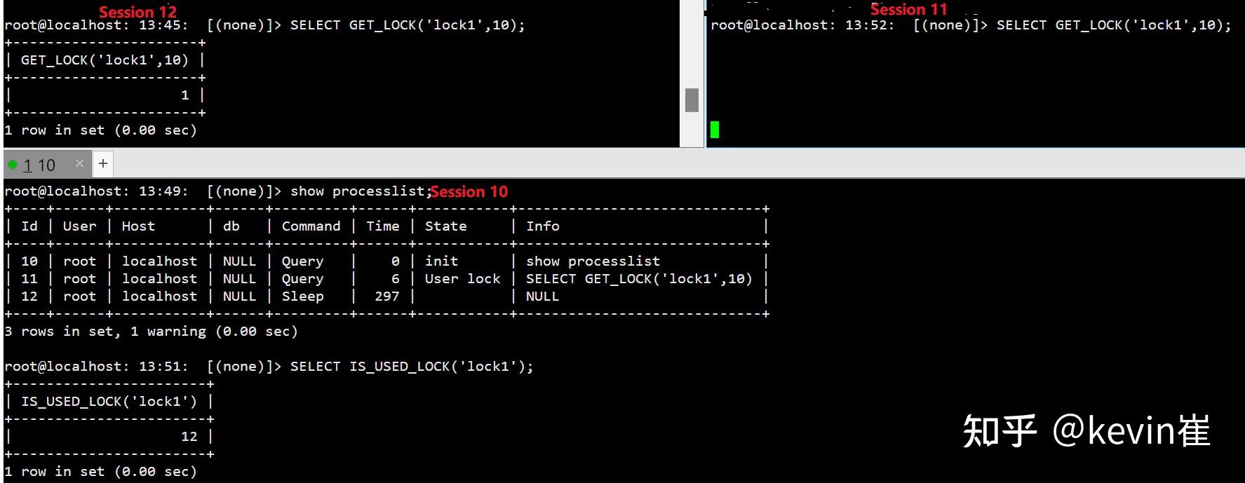 MySQL 用户级GET_LOCK函数锁 - 知乎