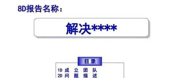 8D报告模板，思路有了，就会写了！ - 知乎