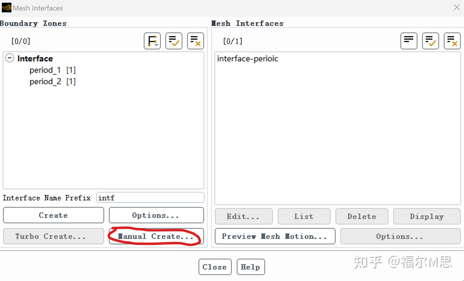 ansys fluent 2021R2取消手动创建mesh interfaces了吗？ - 知乎