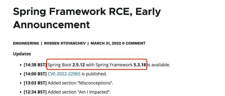 Spring框架远程命令执行漏洞，官方已修复 - 知乎