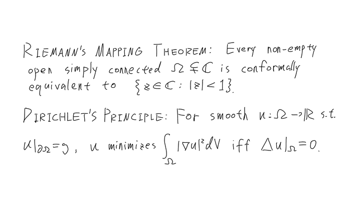 Riemann映射定理与Dirichlet原理 - 知乎