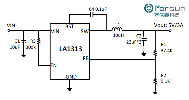 LA1313 31V, 3A, 同步降压转换器 - 知乎