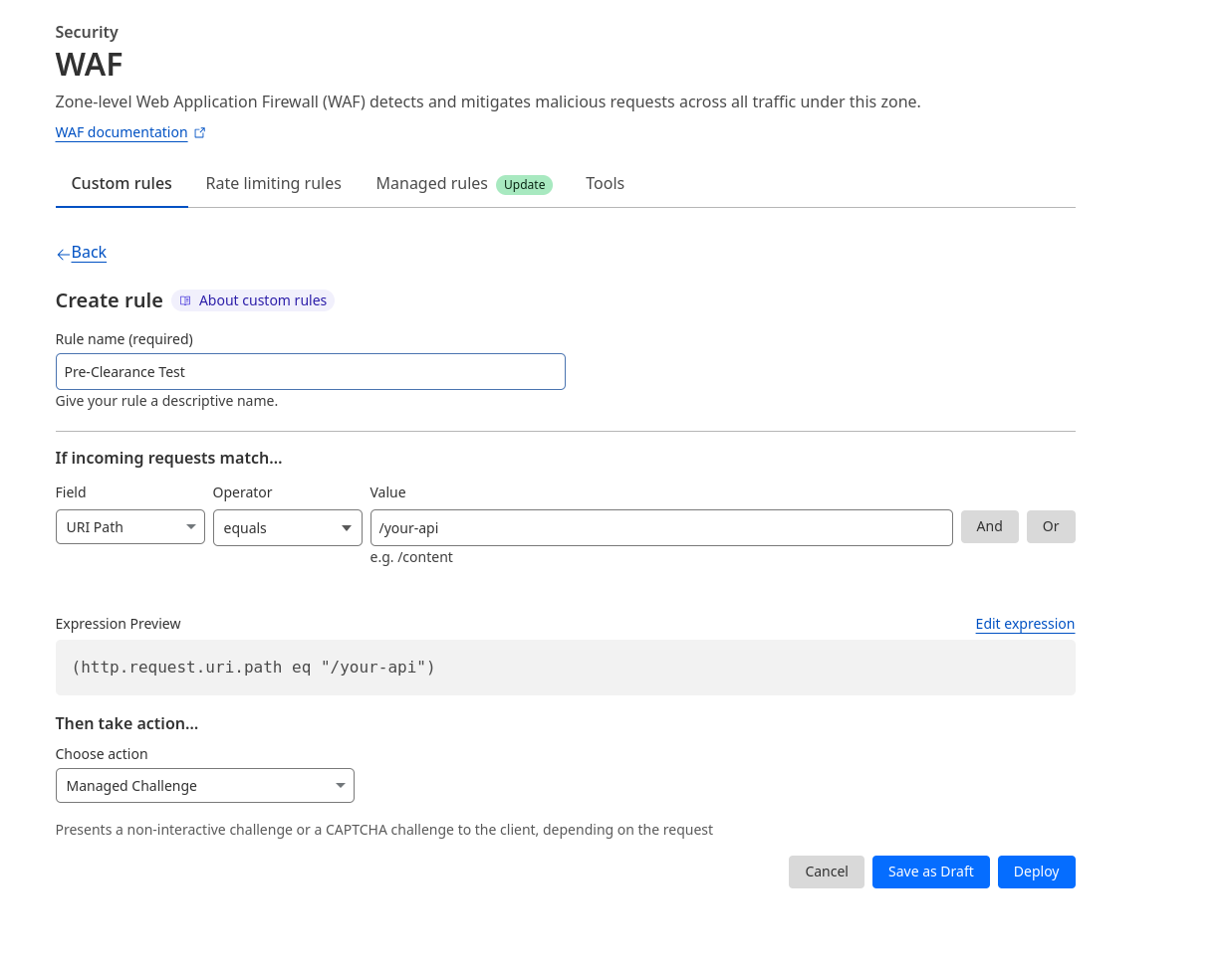 将 Turnstile 与 Cloudflare WAF 集成以质询 fetch 请求 - 知乎
