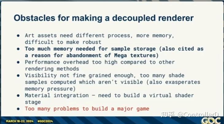 Gdc2024 锲而不舍地剑走偏锋Generalized Decoupled Shading: Enhancing Rendering Efficiency and Quality - 知乎