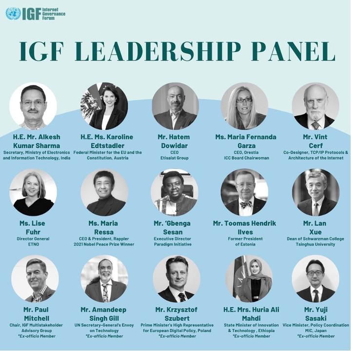 联合国秘书长任命互联网治理论坛IGF领导小组成员 - 知乎