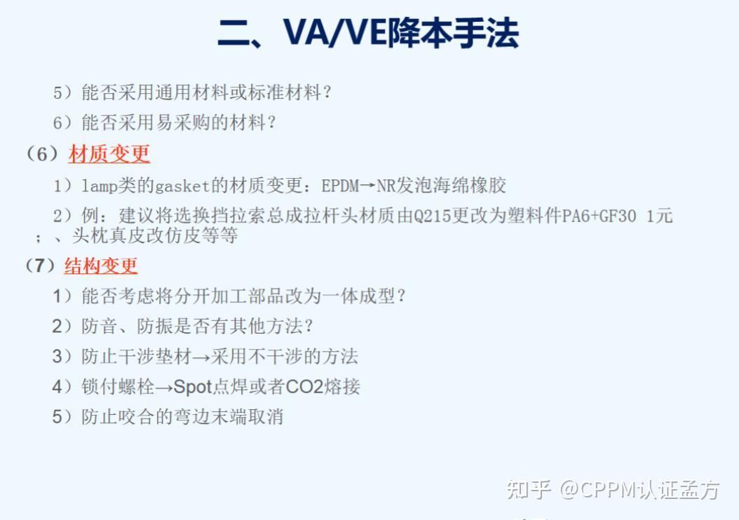 采购的VA/VE降本手法（完整版）PPT - 知乎