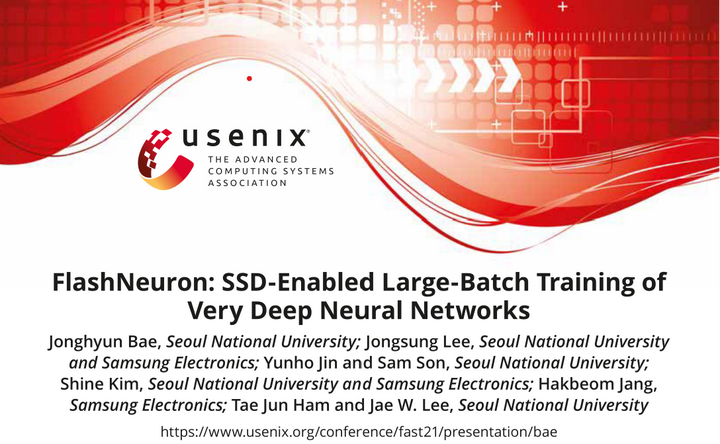FlashNeuron:SSD-Enabled Large-Batch Training of Very Deep Neural ...