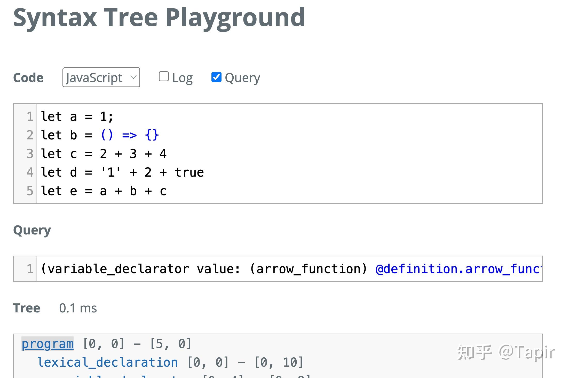利用 Tree-sitter 进行语法树分析 - 知乎