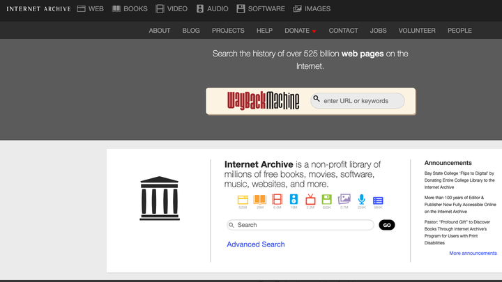 穿越回到过去 - 世界最大的记录网站历史的神器waybackmachine - 知乎