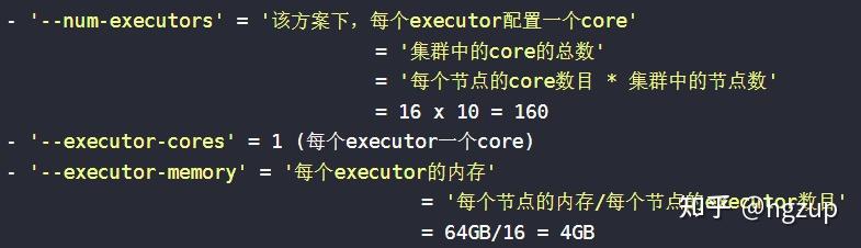 spark中num-executors，executor-cores，executor-memory调参 - 知乎