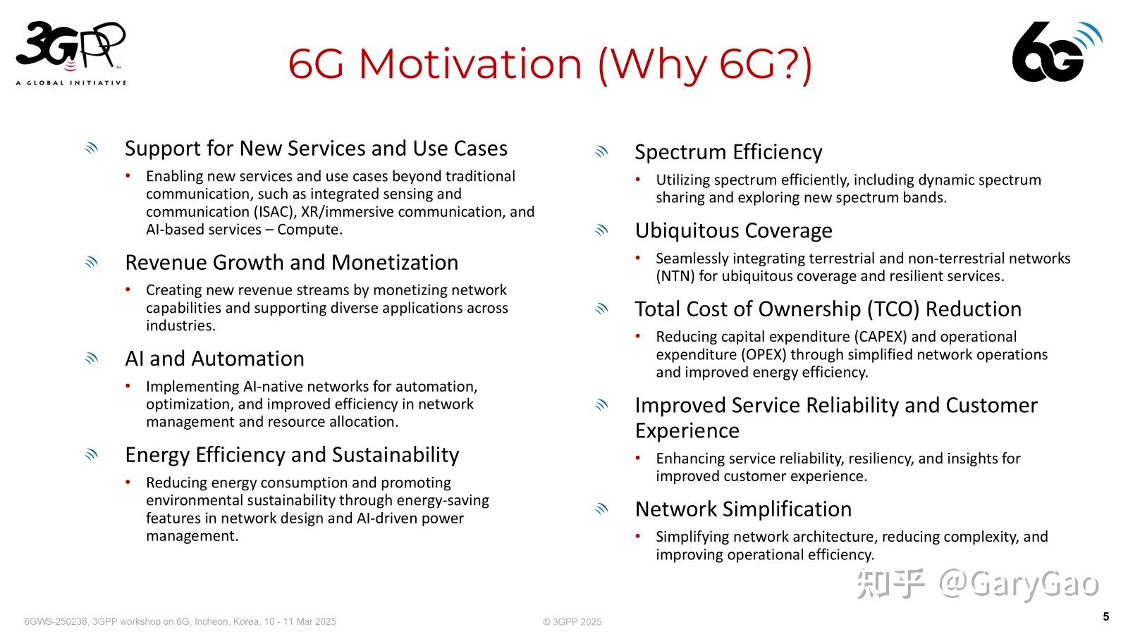 3GPP workshop on 6G总结：6G研究推动因素 - 知乎