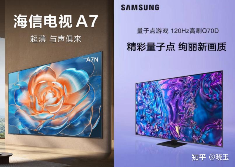 超薄电视选购推荐，内含头部品牌新机海信电视A7N、三星Q70D对比测评！ - 知乎
