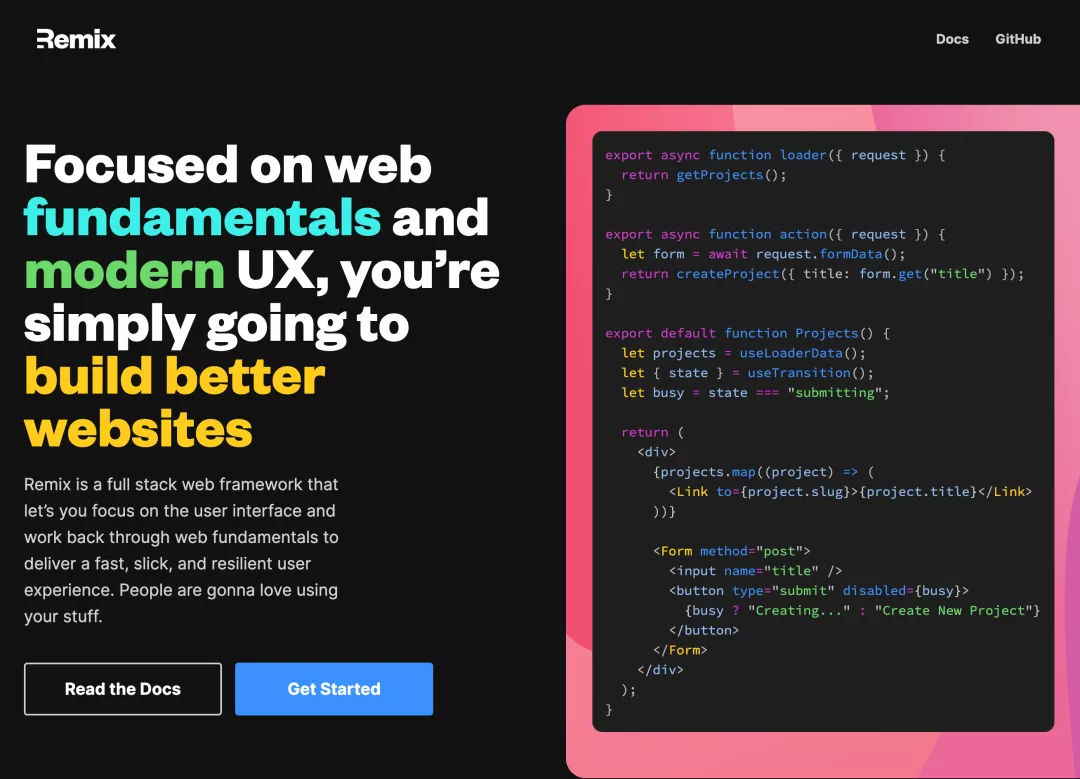Next.js 强劲对手来了！💿 Remix 正式宣布开源 - 知乎