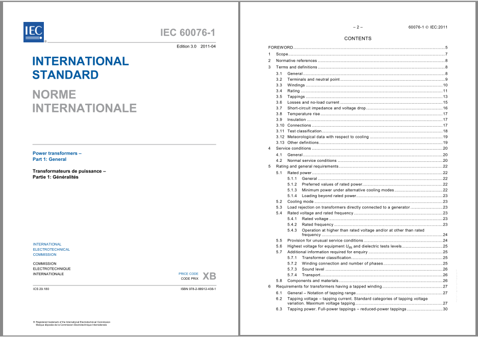哪里可以下载IEC60076的标准或者谁有？ - 知乎