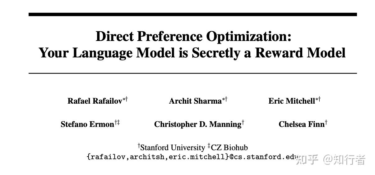 DPO: Direct Preference Optimization: Your Language Model is Secretly a ...