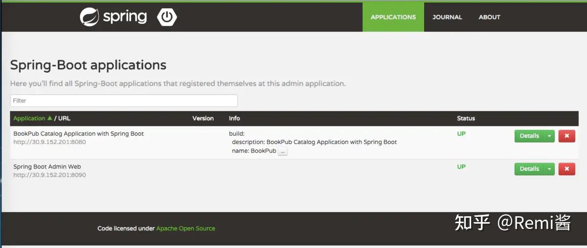 Spring Boot Admin的使用 - 知乎