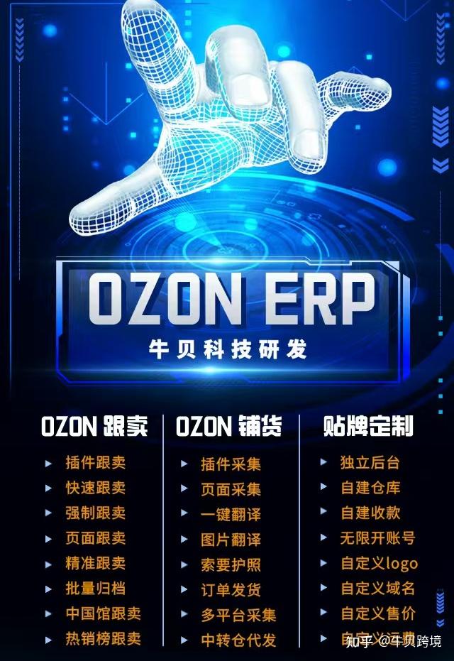 牛贝OZON跟卖软件ERP贴牌模式有什么功能？ - 知乎