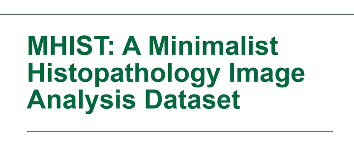 MHIST 结肠息肉病理图像数据集介绍 - 知乎
