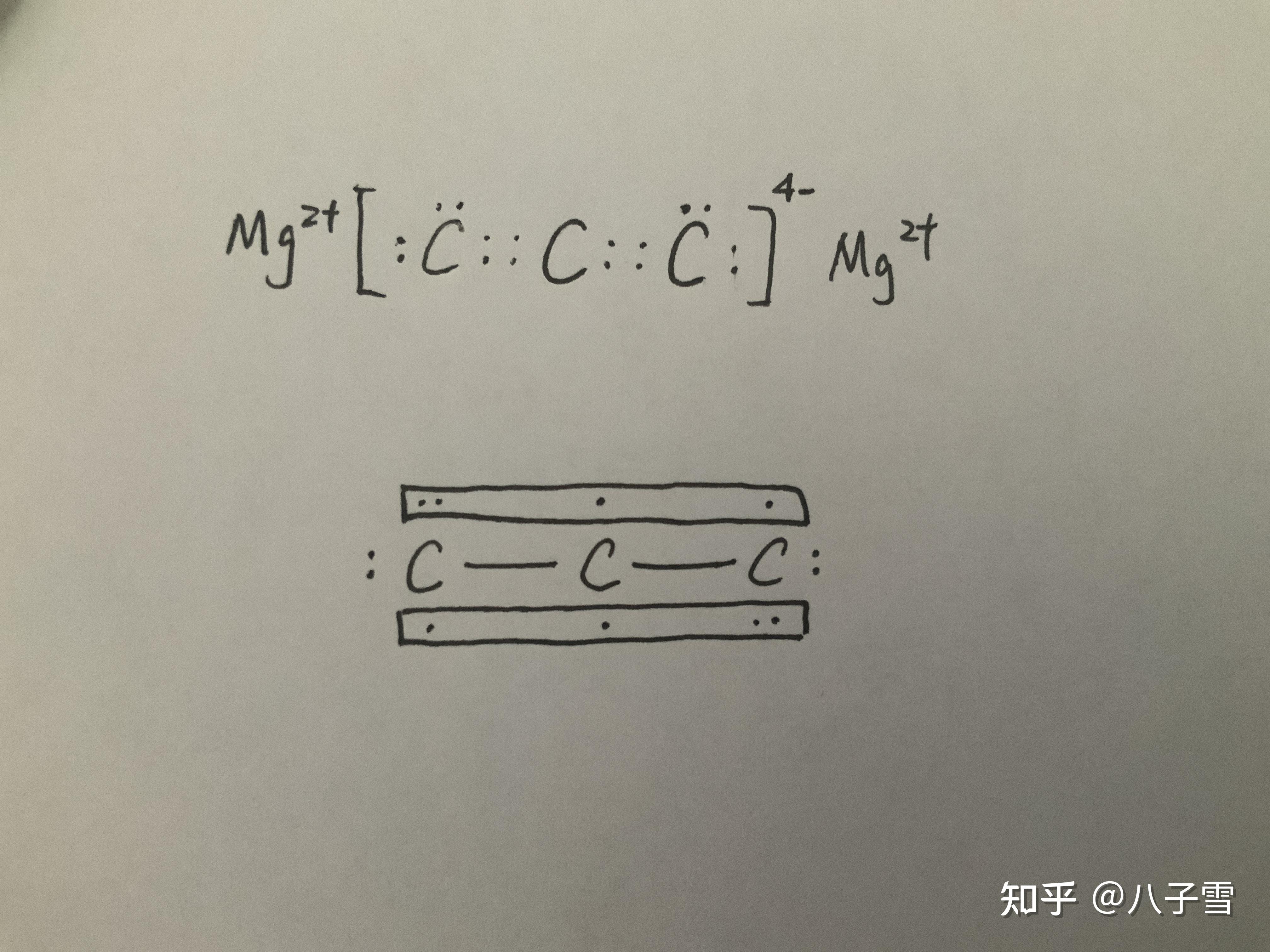 Mg2C3 的电子式怎么写？ - 知乎