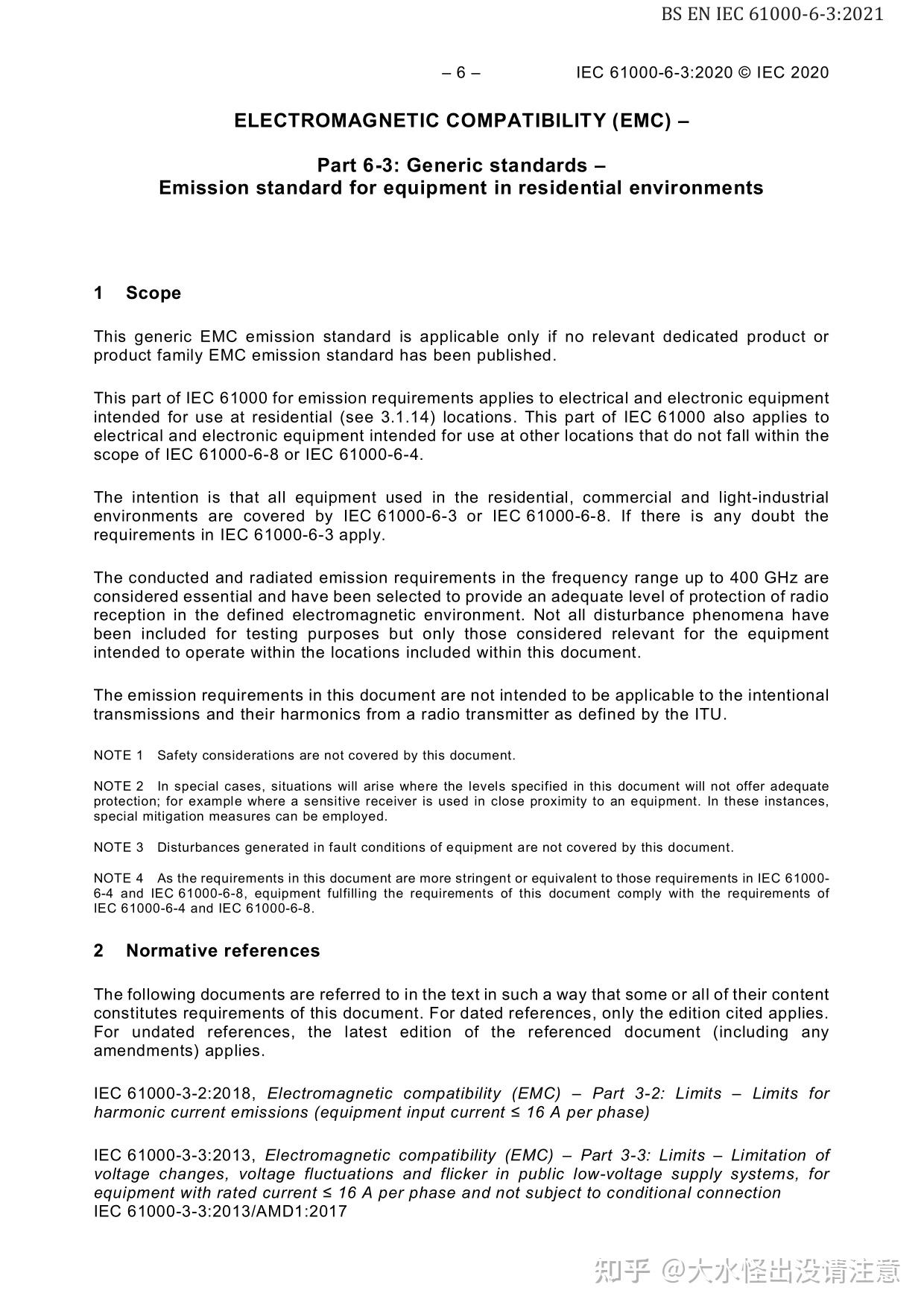 BS EN IEC 61000-6-3-2021 - 知乎