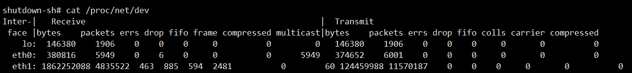 ifconfig eth1出现很多的errors dropped overruns - 知乎