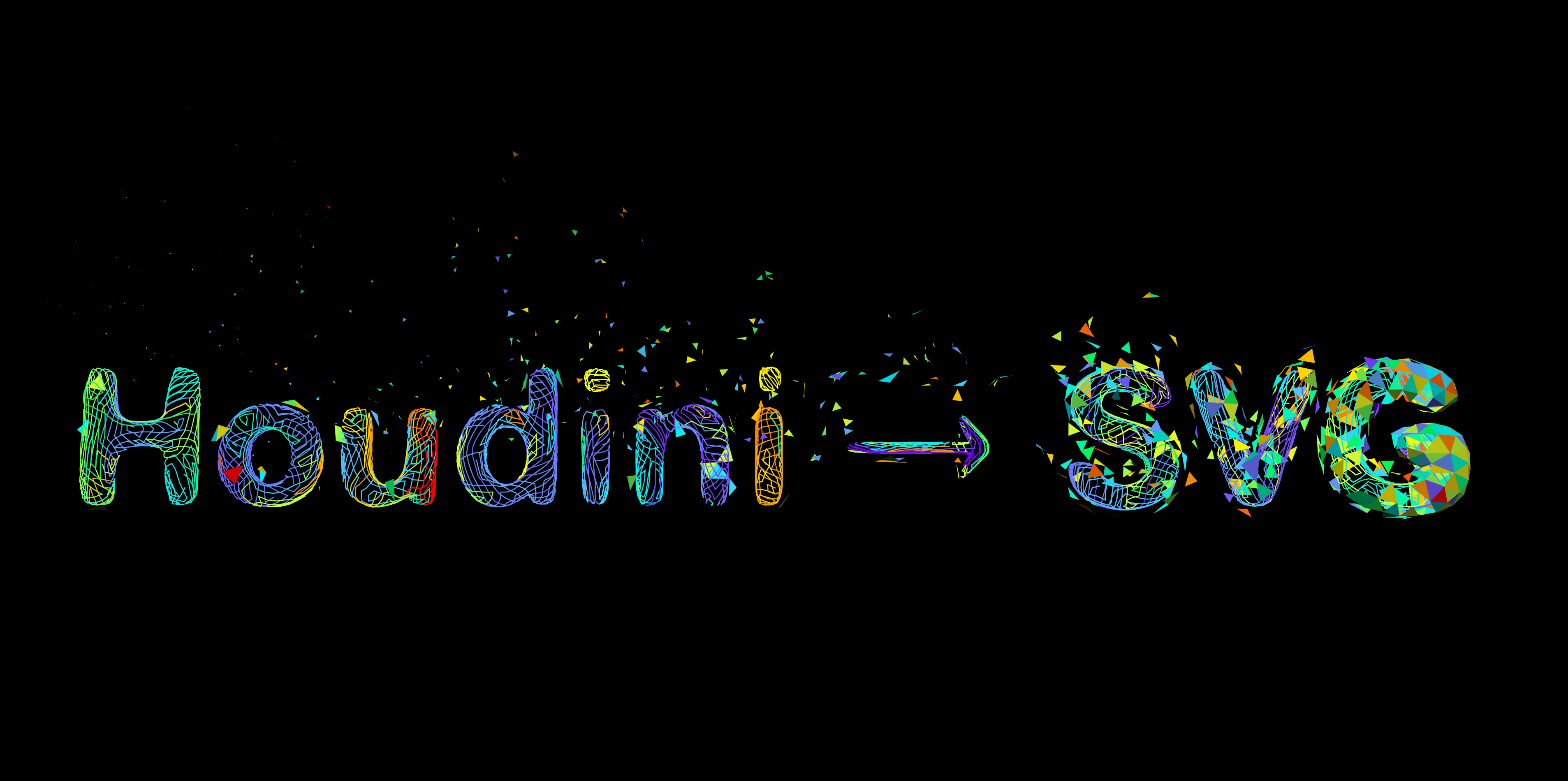 假日 Project：用 Houdini 渲染 …… SVG？ - 知乎