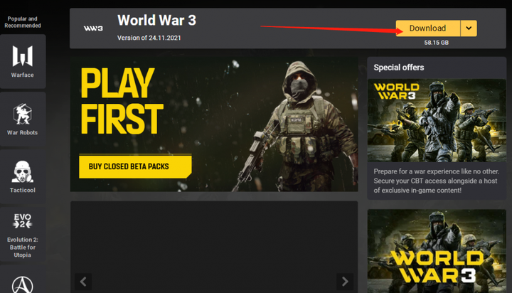 World War 3第三次世界大战测试下载安装注册教程 - 知乎