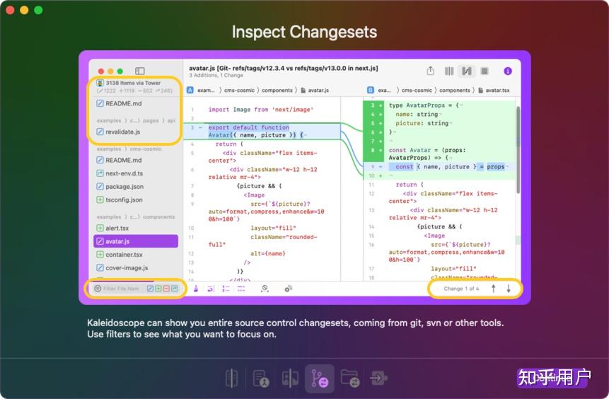 mac 上有什么好用的 diff 软件？ - 知乎