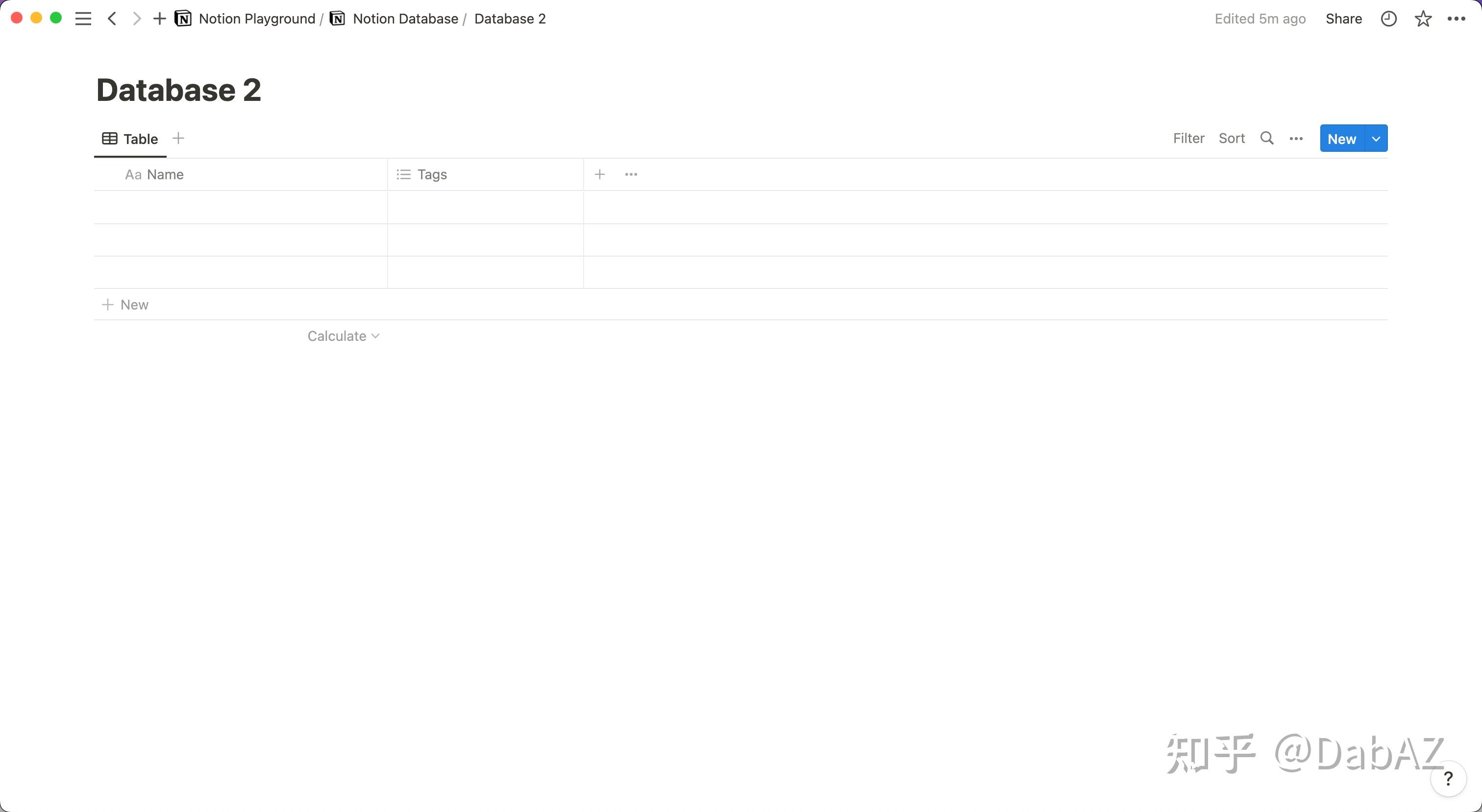 Notion Database（数据库）简明教程（第一部分） - 知乎