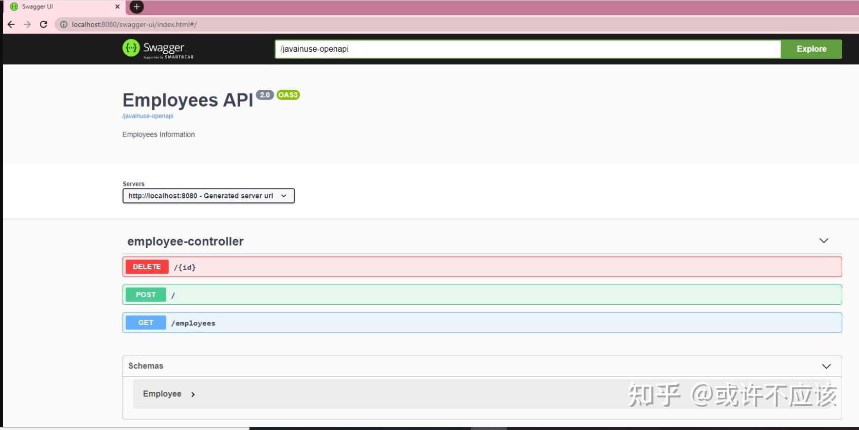 Spring Boot + Swagger 3 (OpenAPI 3) + 安全示例（基本认证） - 知乎