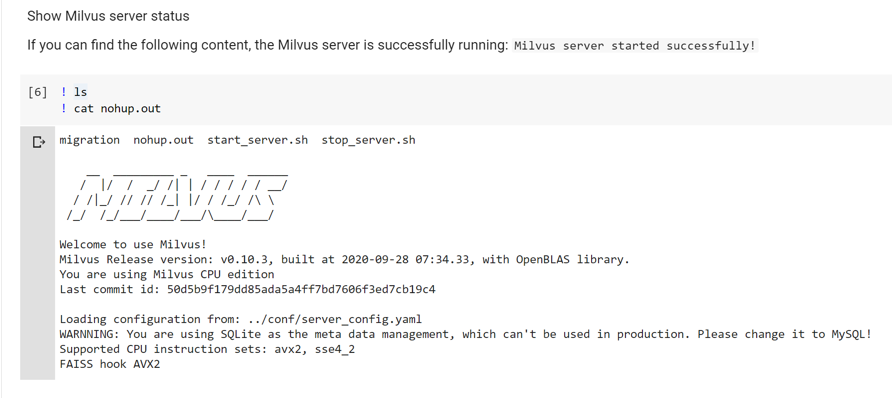 基于 Google Colab 的 Milvus 使用教程 - 知乎