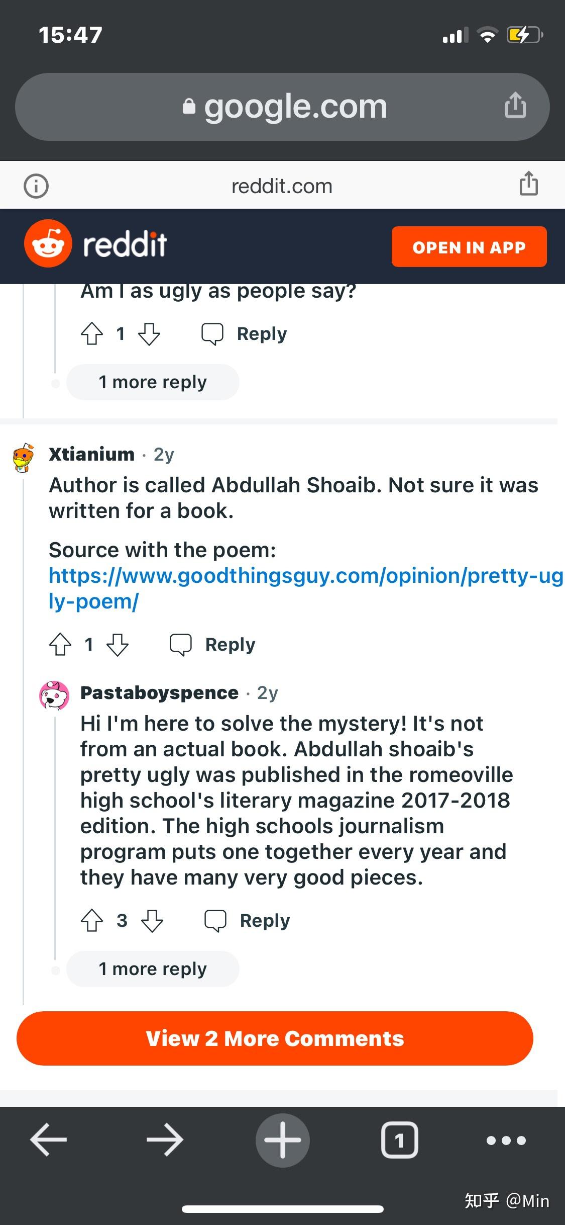 英文小诗Pretty Ugly的作者Abdullah Shoaib 为什么网上查不到？ - 知乎