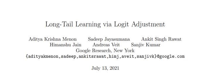 Long-Tail Learning via Logit Adjustment——longtail论文笔记 - 知乎