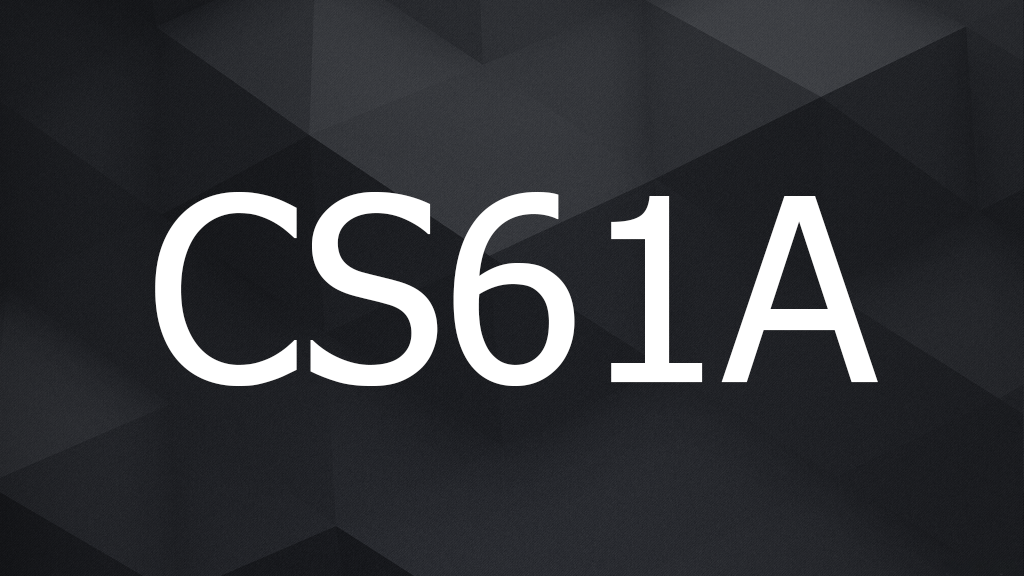 [CS61A]第一周内容笔记 - 知乎