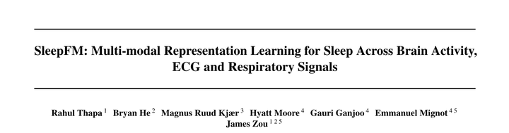 【LLM】SleepFM: 基于脑电活动、心电图和呼吸信号的睡眠多模态表示学习 - 知乎
