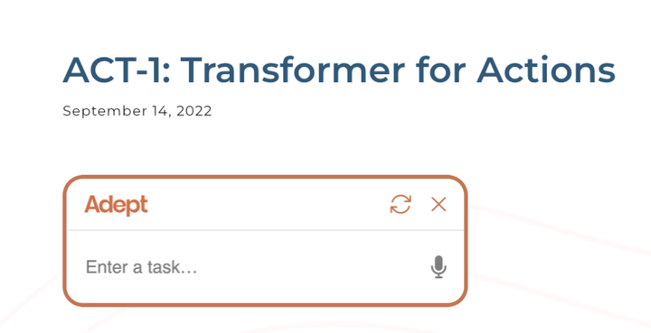 Action Transformer(ACT-1)，通用AI助手 - 知乎