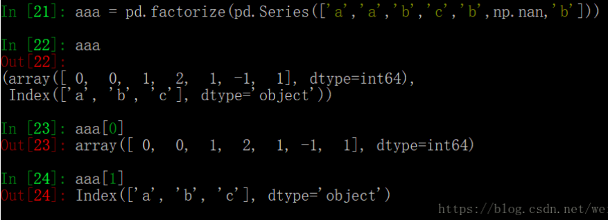 [pandas] pd.factorize ( ) 解析 - 知乎
