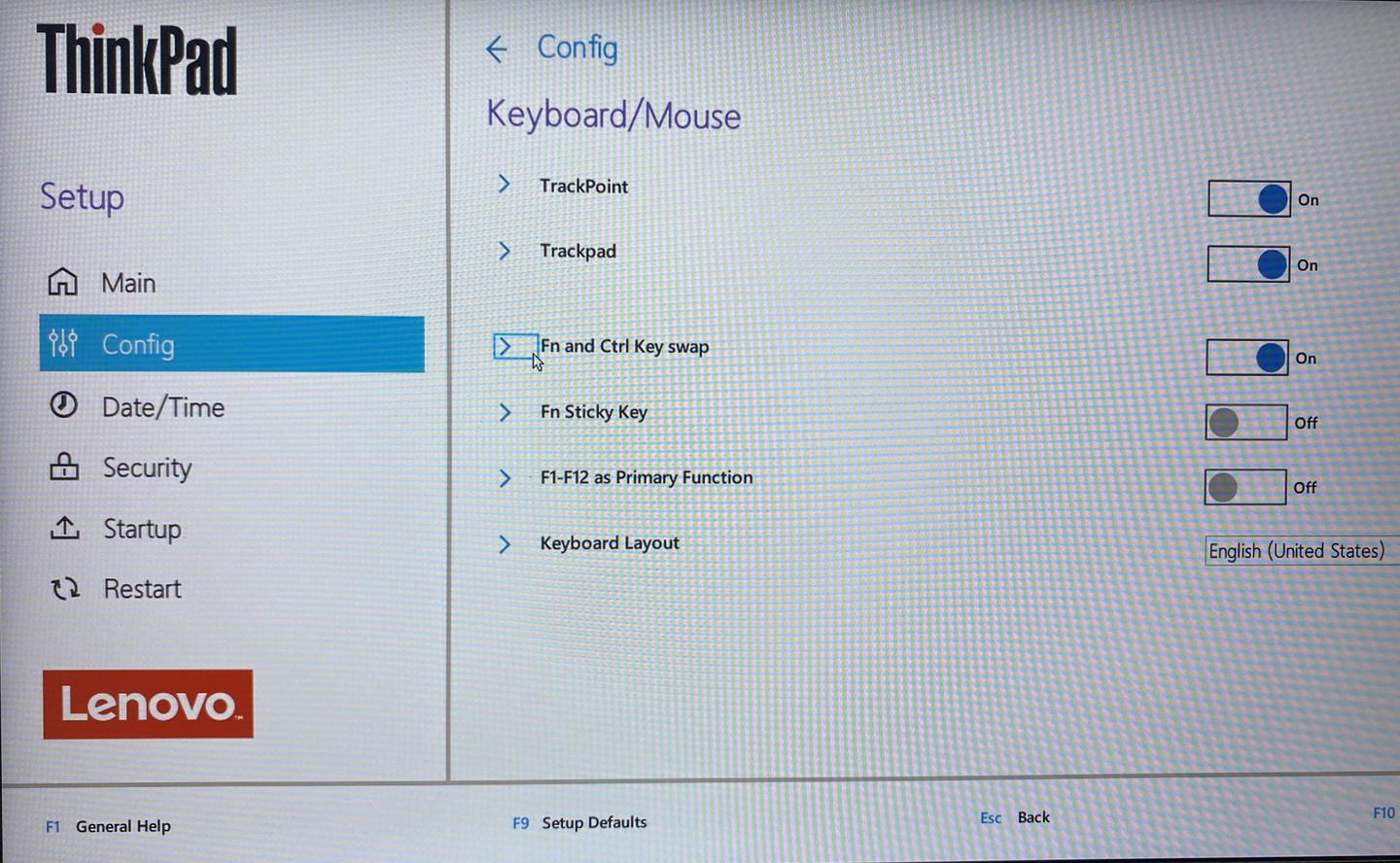 ThinkPad 交换 Ctrl 键和 Fn 键 - 知乎