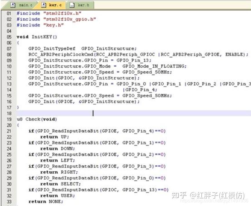 stm32开发笔记（三）：stm32系列的GPIO基本功能之输出驱动LED灯、输入按键KEY以及Demo - 知乎