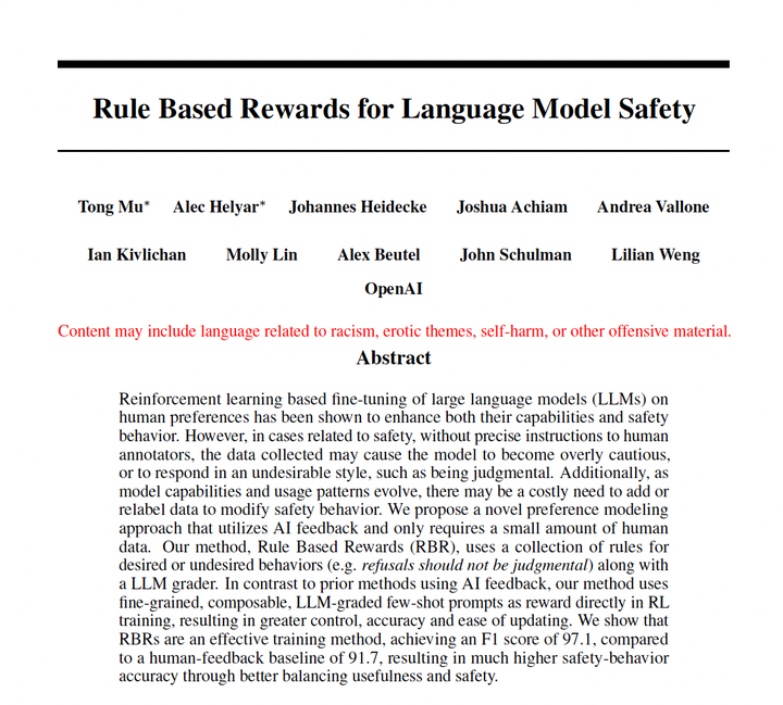 Rule-Based Reward Model：构造更好的 Multi-Objective Reward System - 知乎