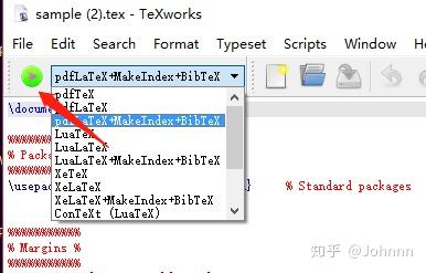 怎么将.tex文件转换成pdf - 知乎