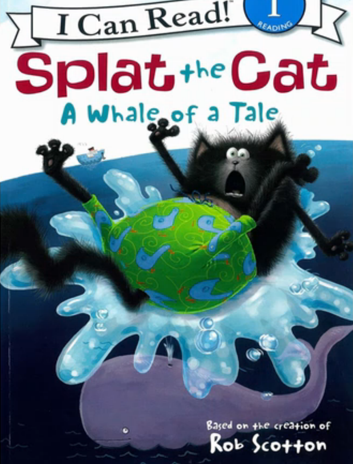 英文绘本故事：Splat the Cat A Whale of a Tale 啪嗒猫和大鲨鱼 - 知乎