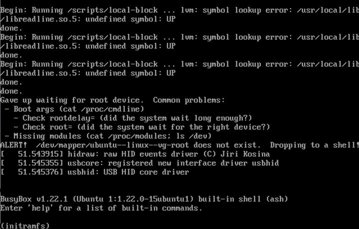 Ubuntu更新后启动LVM失败问题 - 知乎