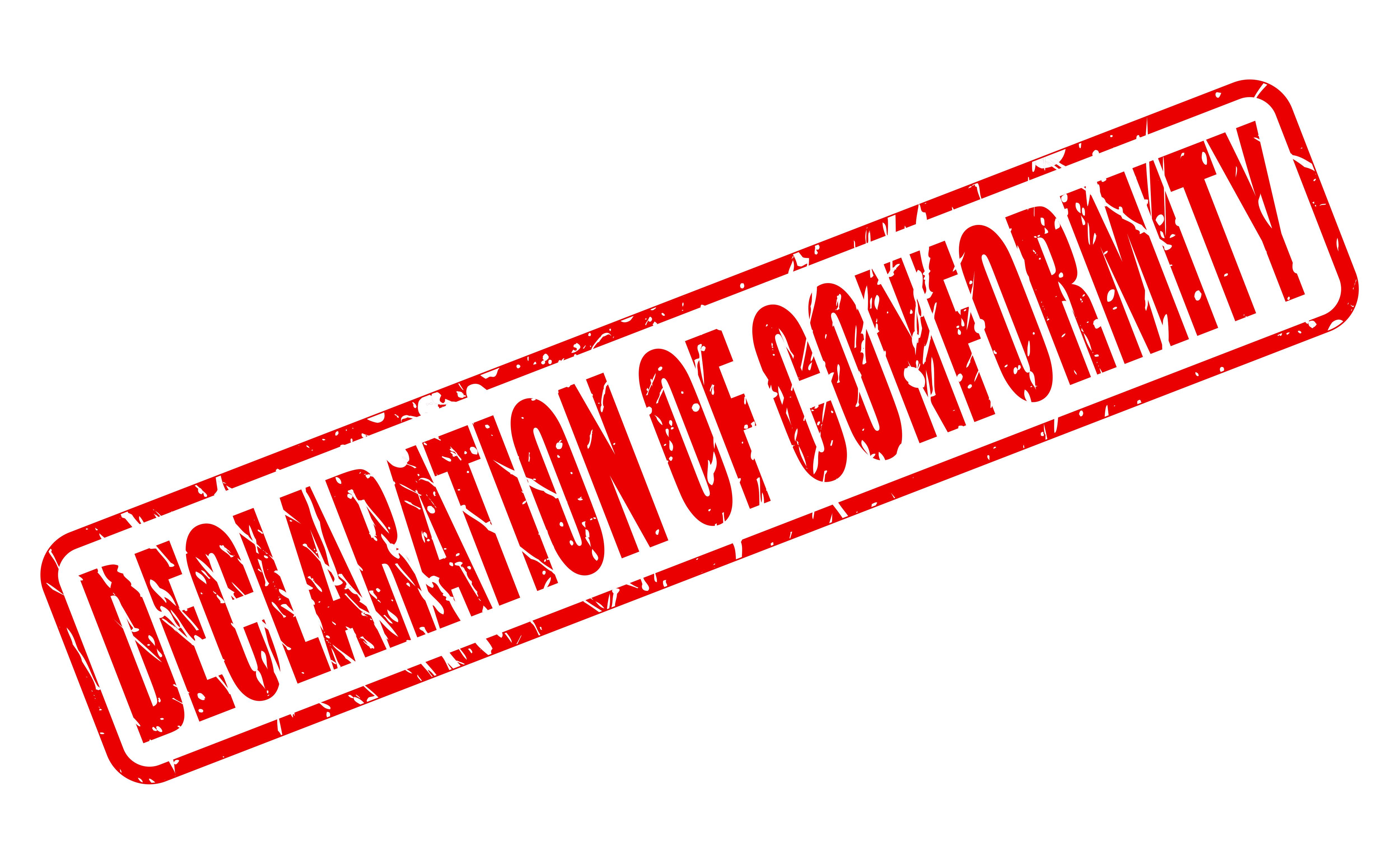 Declaration of Conformity是什么证书？ - 知乎