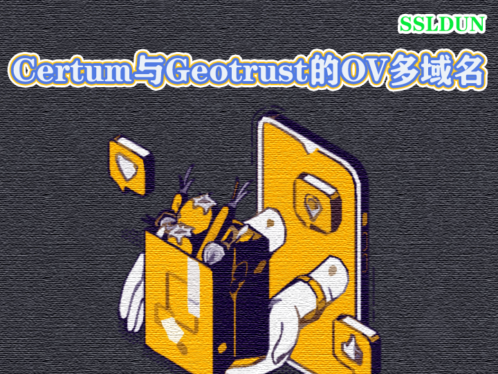 Certum与Geotrust的OV多域名证书 - 知乎