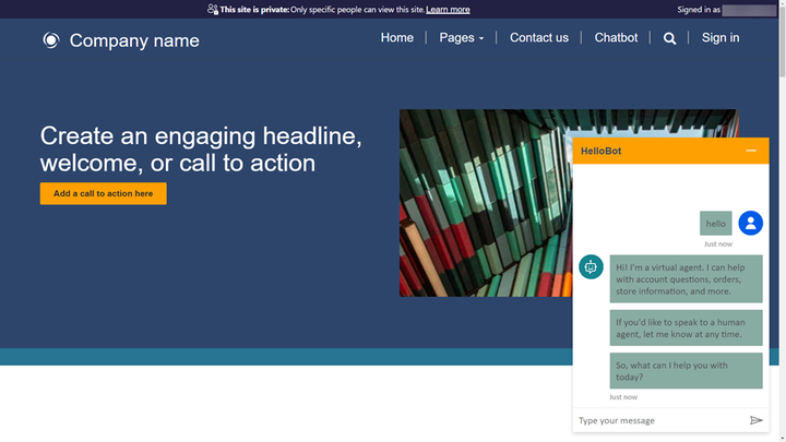 如何在 Power Pages 网页上嵌入 Power Virtual Agent 聊天机器人并且转接给人工客服？（集成 Customer ...
