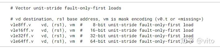 RISCV V扩展（二）Vector指令文档 - 知乎