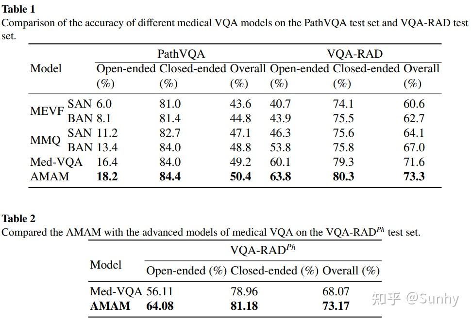 AMAM: An Attention-based Multimodal Alignment Model for Medical Visual Question Answering - 知乎
