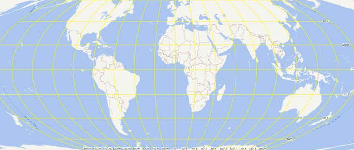 OpenLayers 创建 Sphere Mollweide 地图与经纬网图层 - 知乎